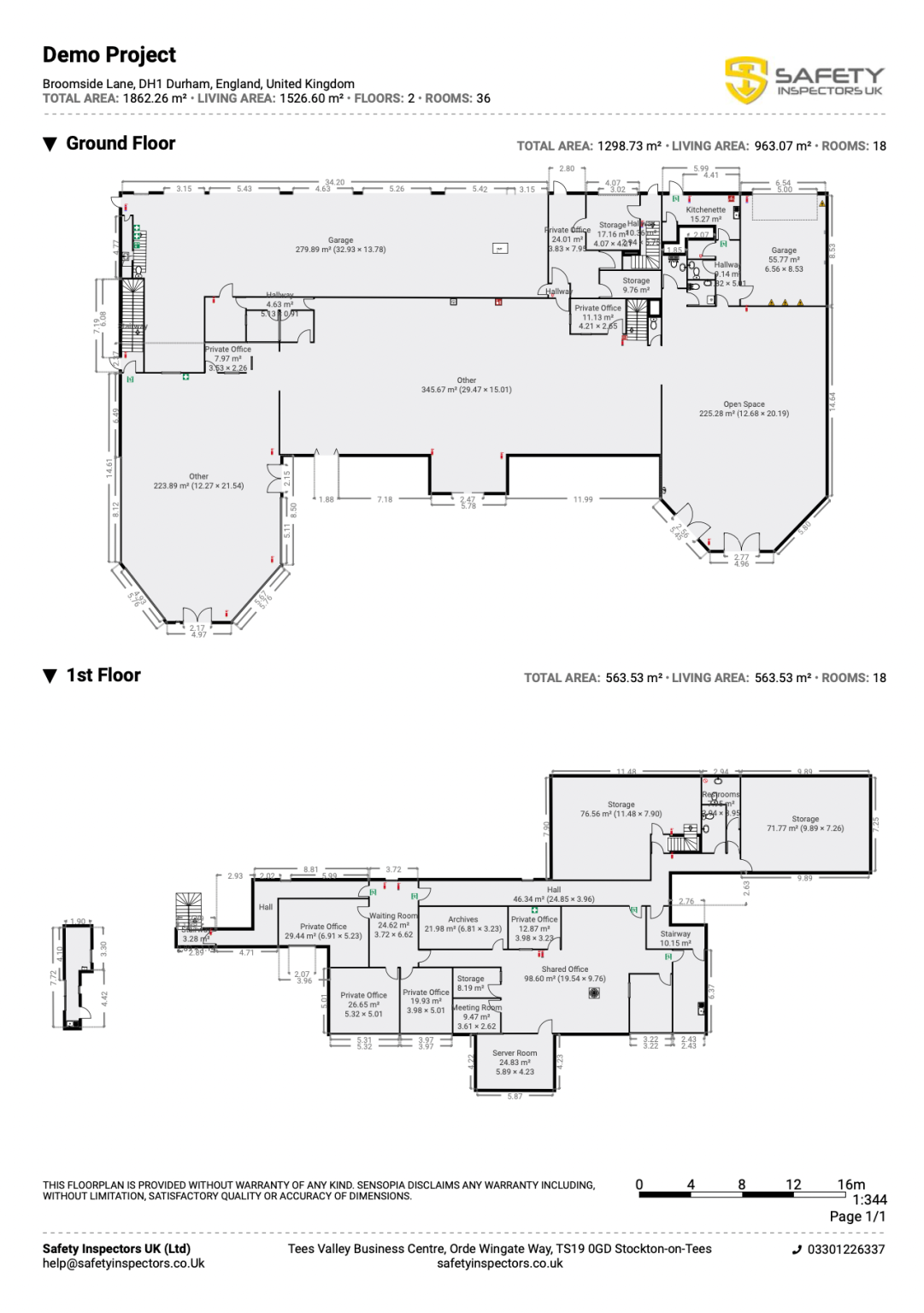 Fire Floor Plans - Safety Inspectors UK Ltd